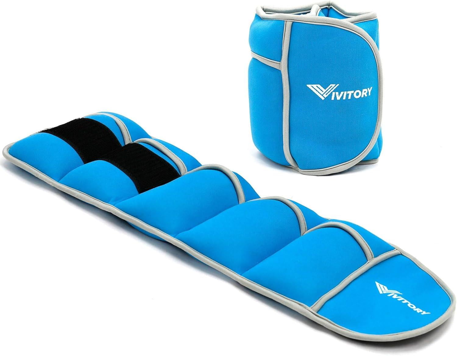 Vivitory Adjustable Ankle Weights for Women & Men, Leg Weights 2 to 10 ...