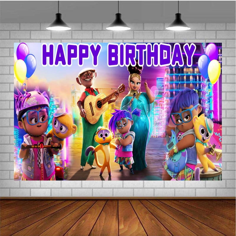Vivo Monkey Backdrop Background Banner Birthday Party Supplies ...