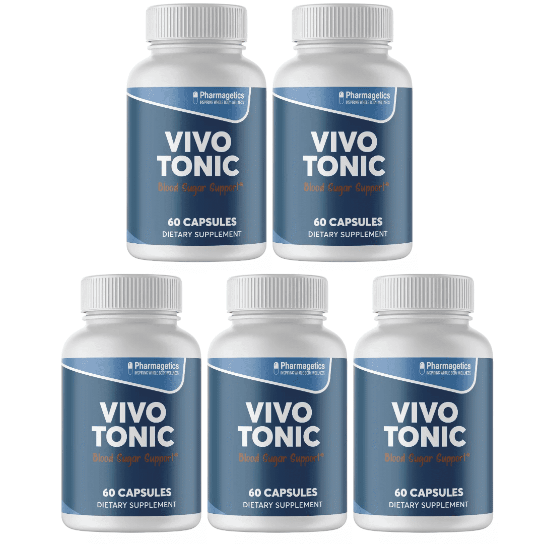 Vivo Tonic Blood Sugar Support Supplement Formula - 5 Bottles - Walmart.com