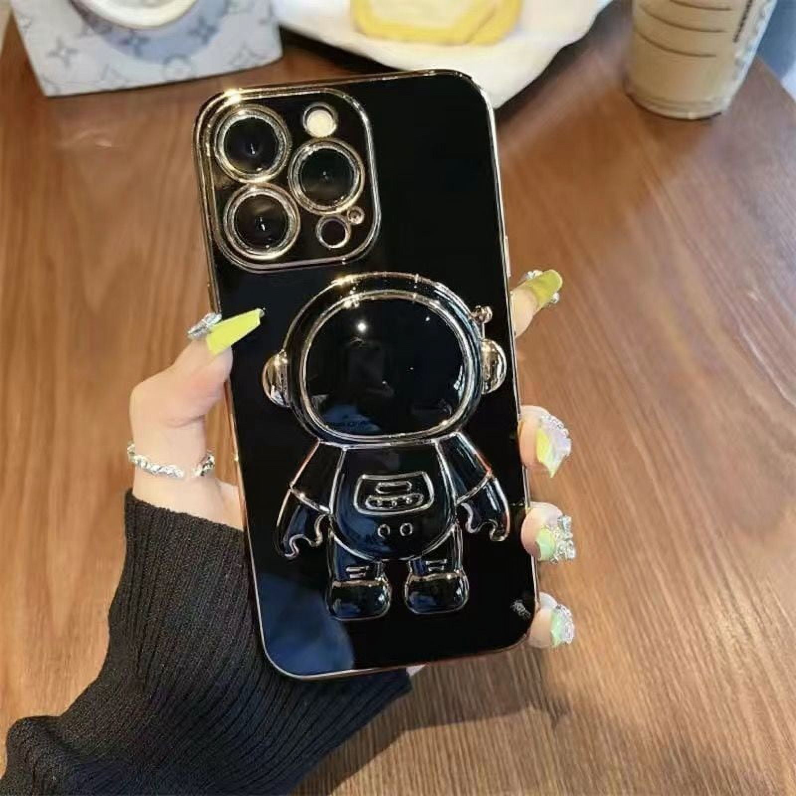 Vivo Y36 5G Luxury Astronaut Phone Holder Stand Case For Vivo Y35 Y33s ...