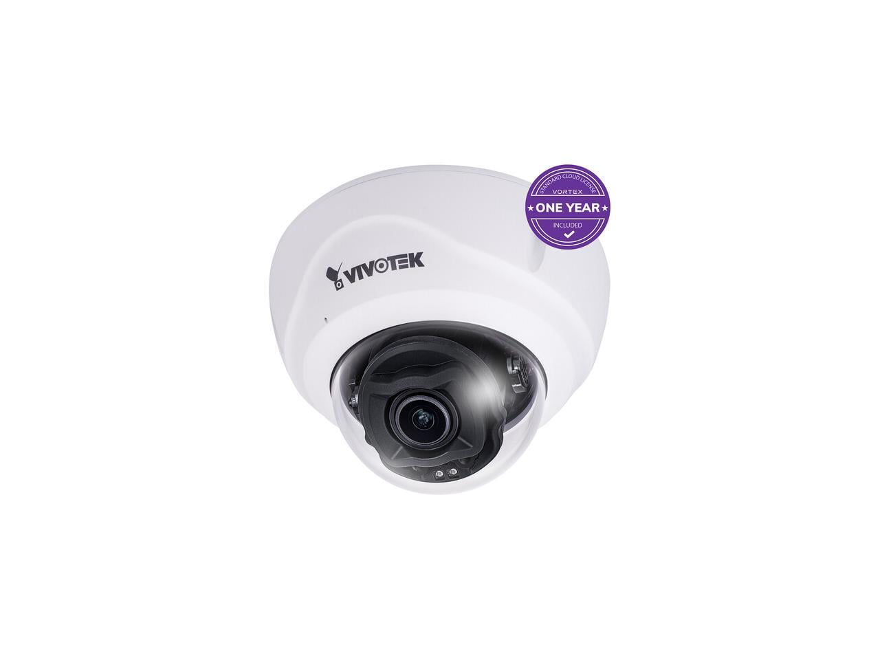 Vivotek FD837-HTV-1Y Vortex Premium Series 5MP Outdoor Dome Camera with Night Vision & 2.7-13 ...