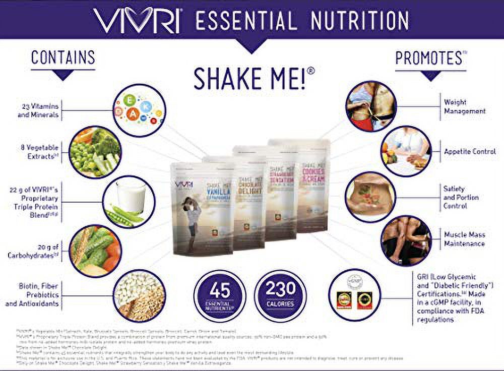 Vivri Vanilla Shake New Presentation 38.8 OZ - Walmart.com