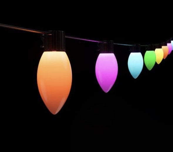 Vivvi App Based C9 Smooth Lights, 32.8' 50 LEDs - Walmart.com