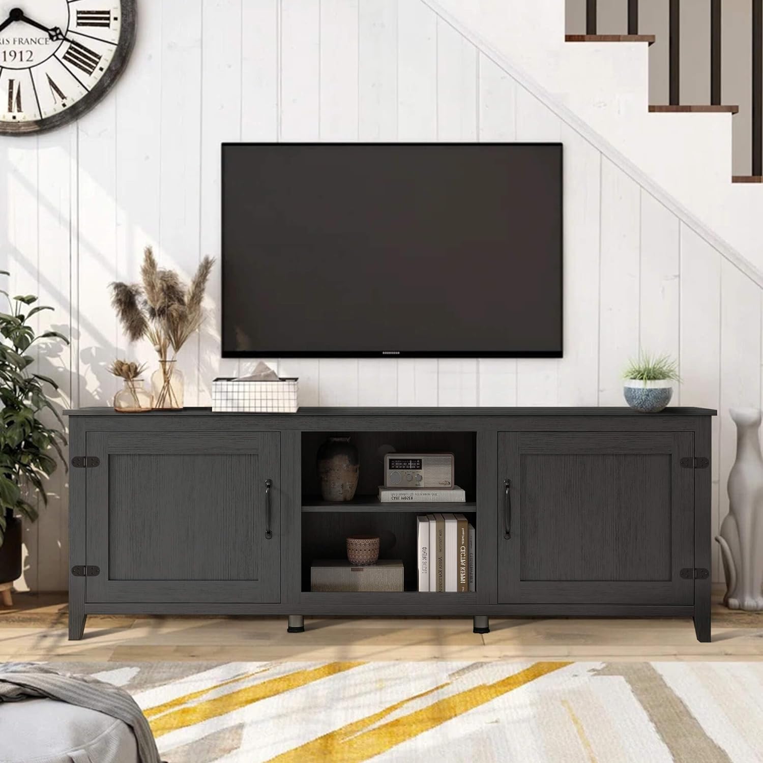 Soonbuy TV Stand, Storage Shelves, Televisions up to 70 inch - Walmart.com