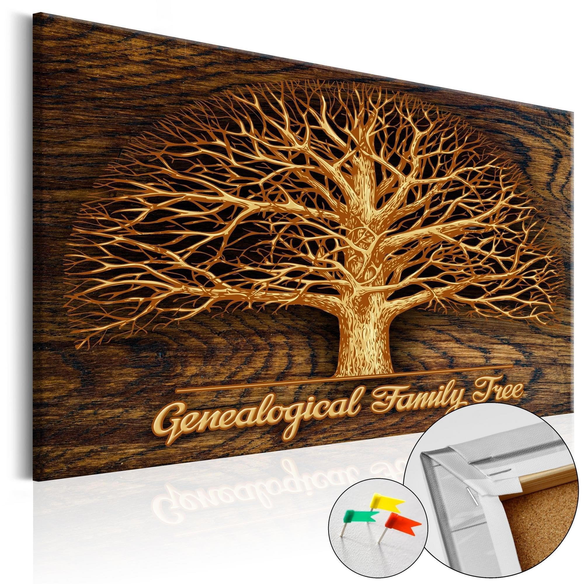 Vivyet Decorative Pinboard - Family Tree [Corkboard] - Walmart.com