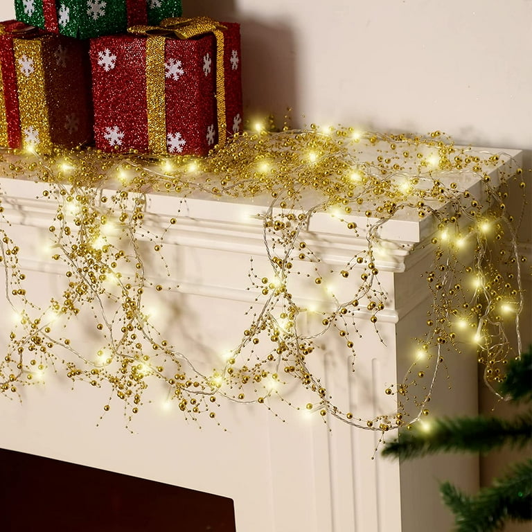 Lighted Mantel Fireplace Decorations