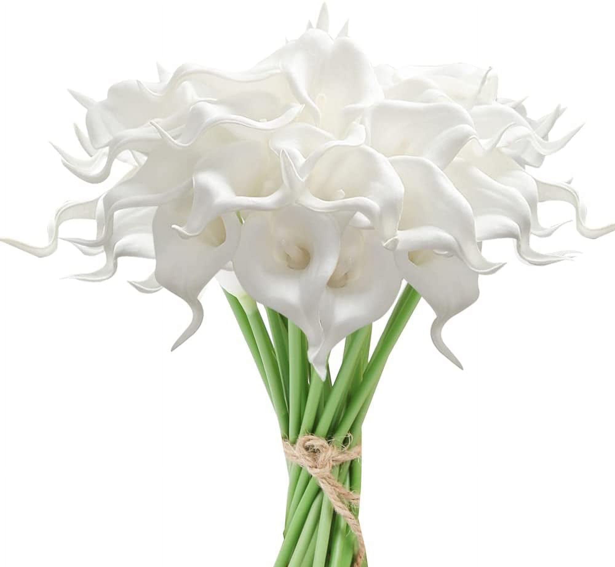 Viworld 20pcs Artificial Flowers Faux Flower Real Touch Fake Flowers ...