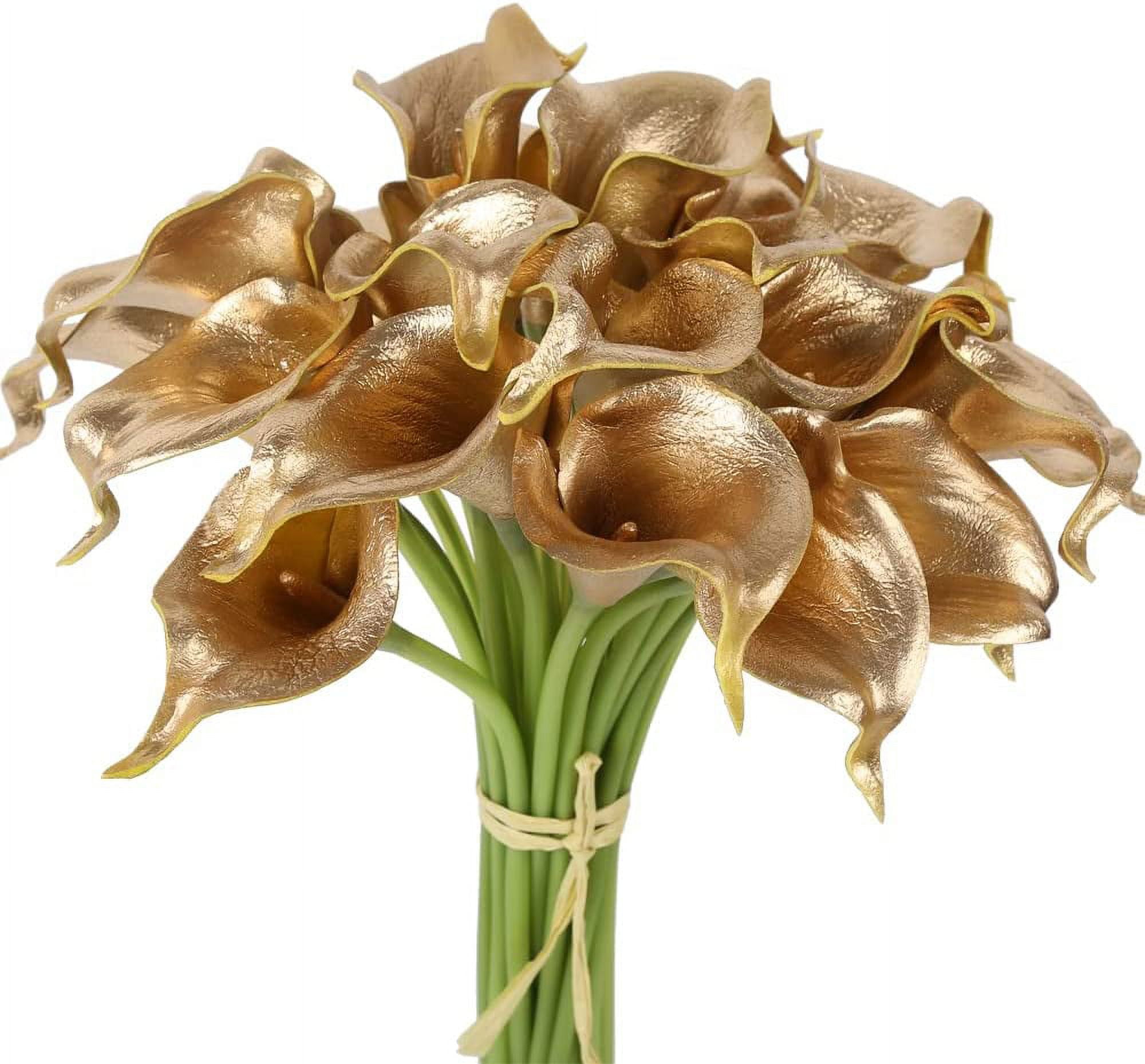 Viworld 20pcs Artificial Calla Lily Flowers, Real Touch, 13.4 inches ...
