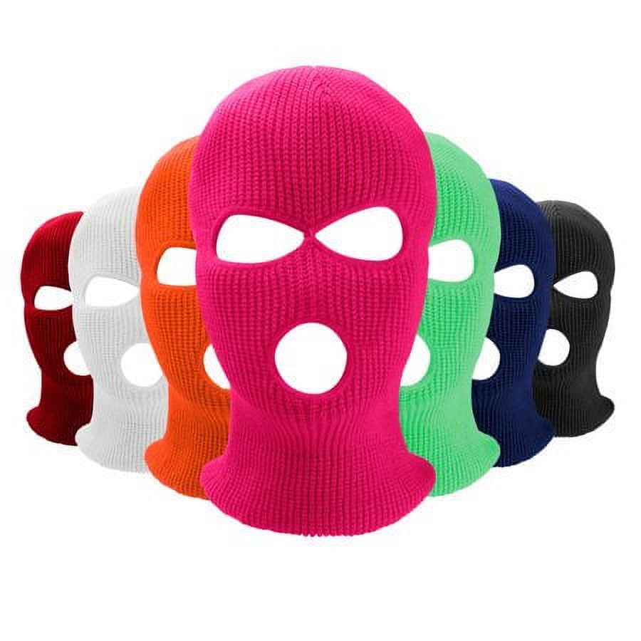 Viworld 3 Hole Knitted Full Face Ski Mask Winter Balaclava Face Cover ...