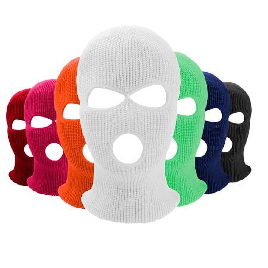 Viworld 3 Hole Knitted Full Face Ski Mask Winter Balaclava Face Cover ...