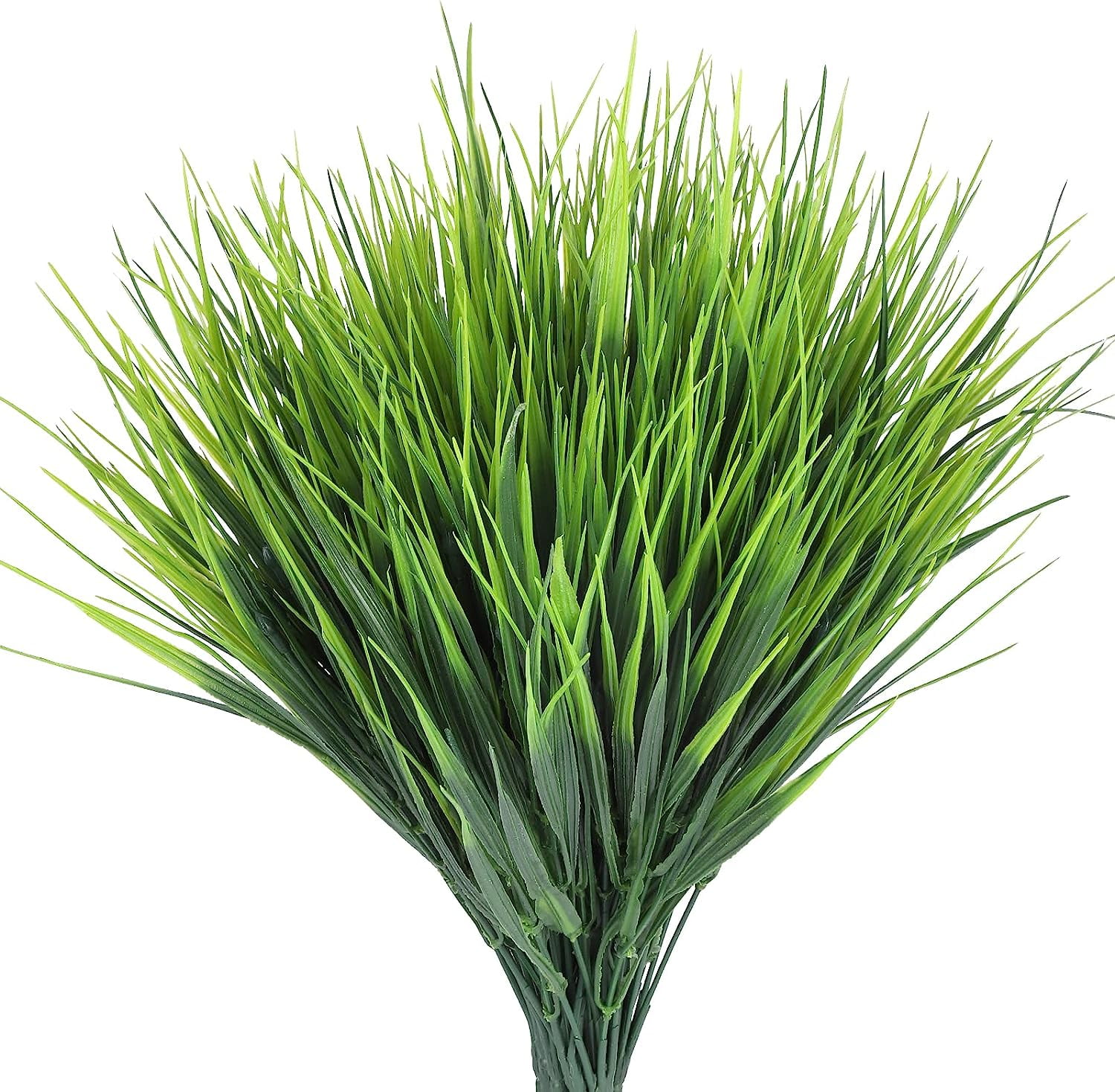 Viworld 4 Bundles Artificial Grass Plants Wheat Grass,UV Resistant Fake ...