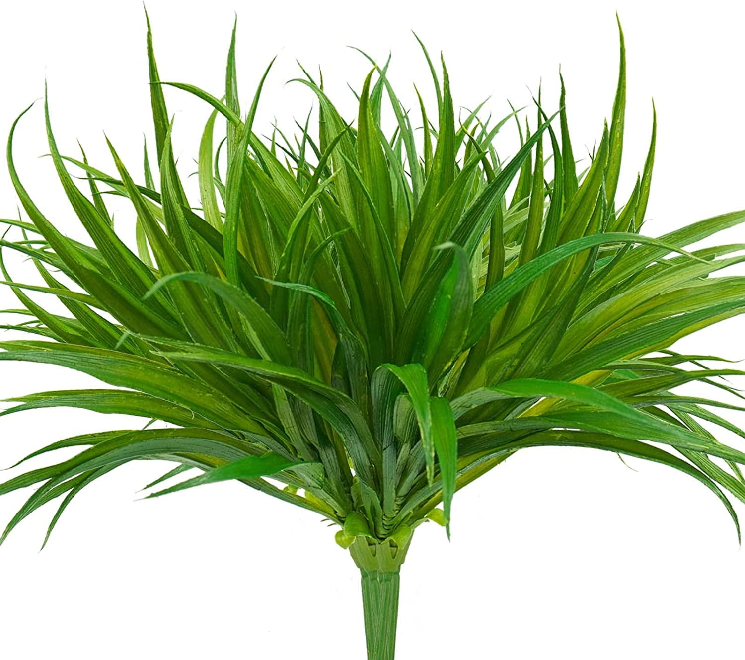 Viworld 6Pcs Artificial Grass Fake Plants 16.5in Outdoor Plastic Plants ...