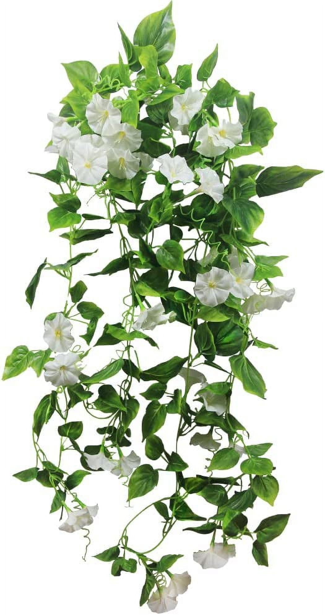 Viworld Artificial Vines for Decoration with Flowers 2 Pcs Hanging ...