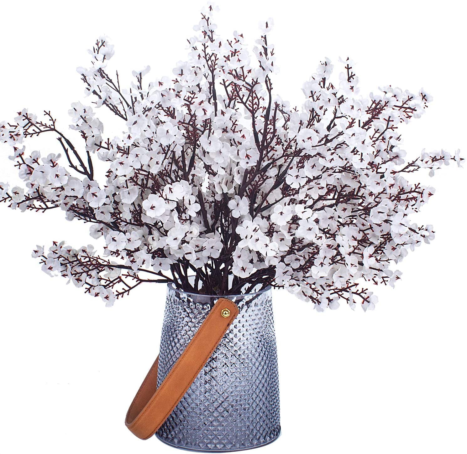Viworld Babys Breath Fabric Cloth Artificial Flowers 6 Bundle European ...