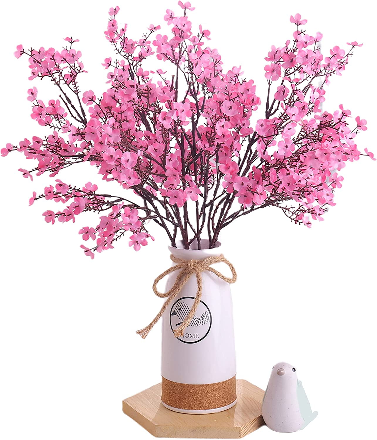 Viworld Gypsophila Artificial Flowers Babys Breath Silk Fake Bush ...