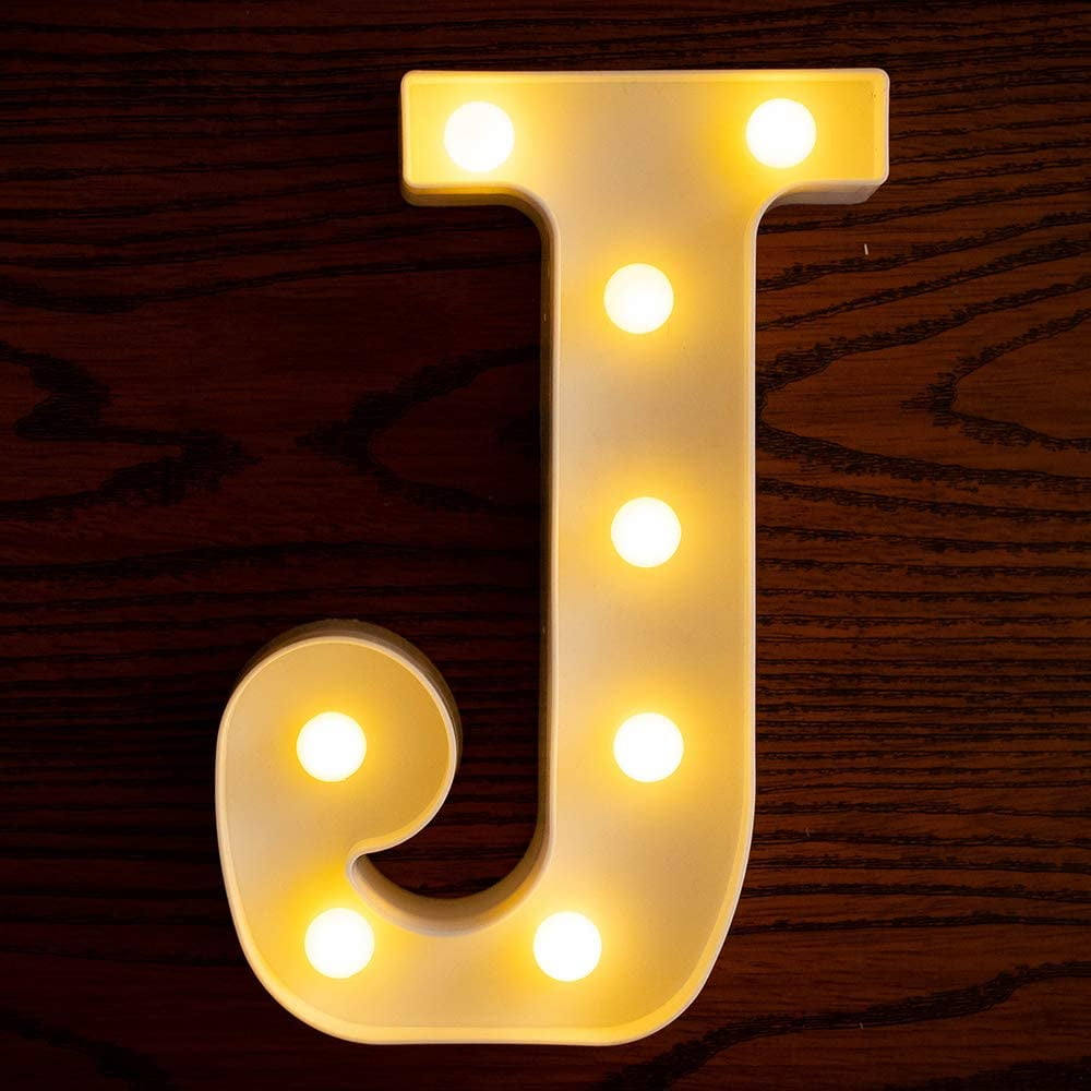 Viworld LED Letter Lights Sign Letters Light Up Letters Sign for Night ...