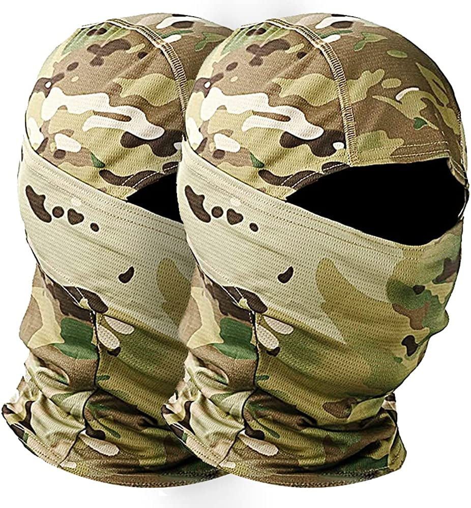 Viworld Military Camo Face Mask Bandana Balaclava Hood Headwear for Men ...