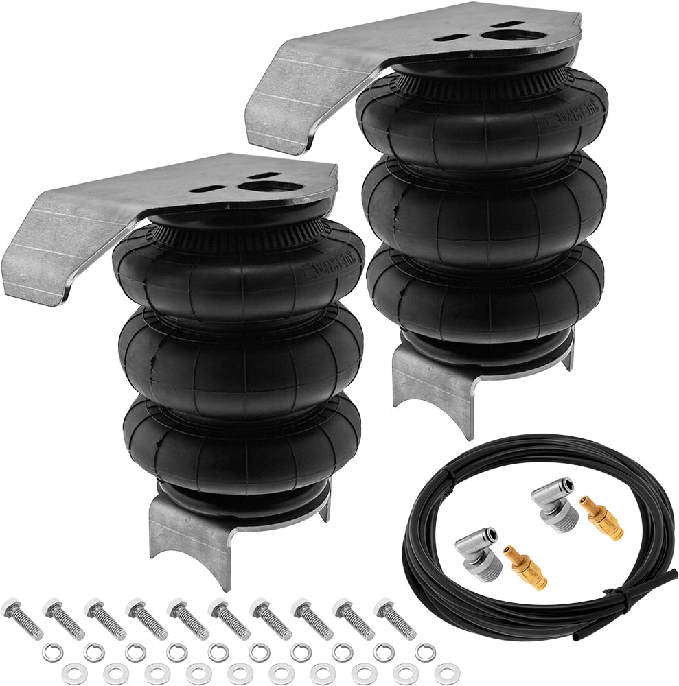 Vixen Air 1/2" NPT Single Air Port Triple Bellow Suspension Air Spring ...