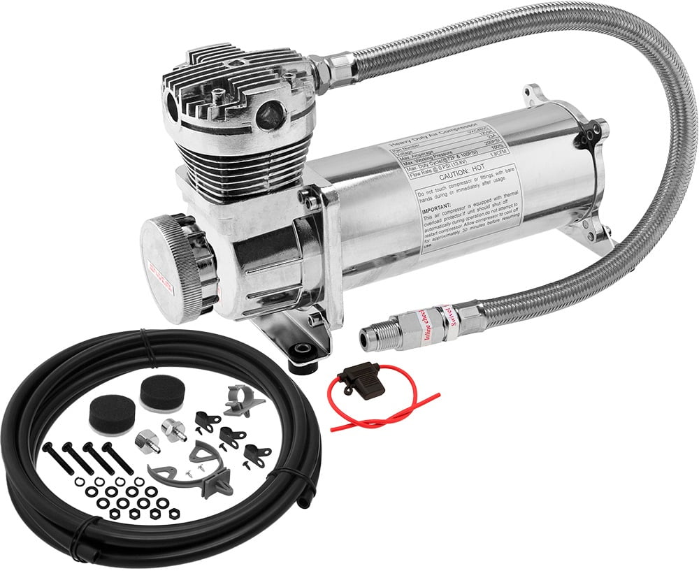 Vixen Air 200 PSI Heavy Duty Suspension/Air Ride/Bag/Train Horn Air ...