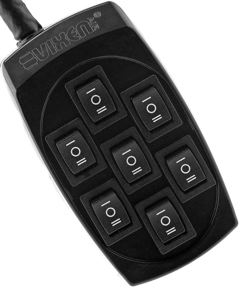 Vixen Air 7-switch Momentary Rocker Type Suspension/Air Ride Controller ...