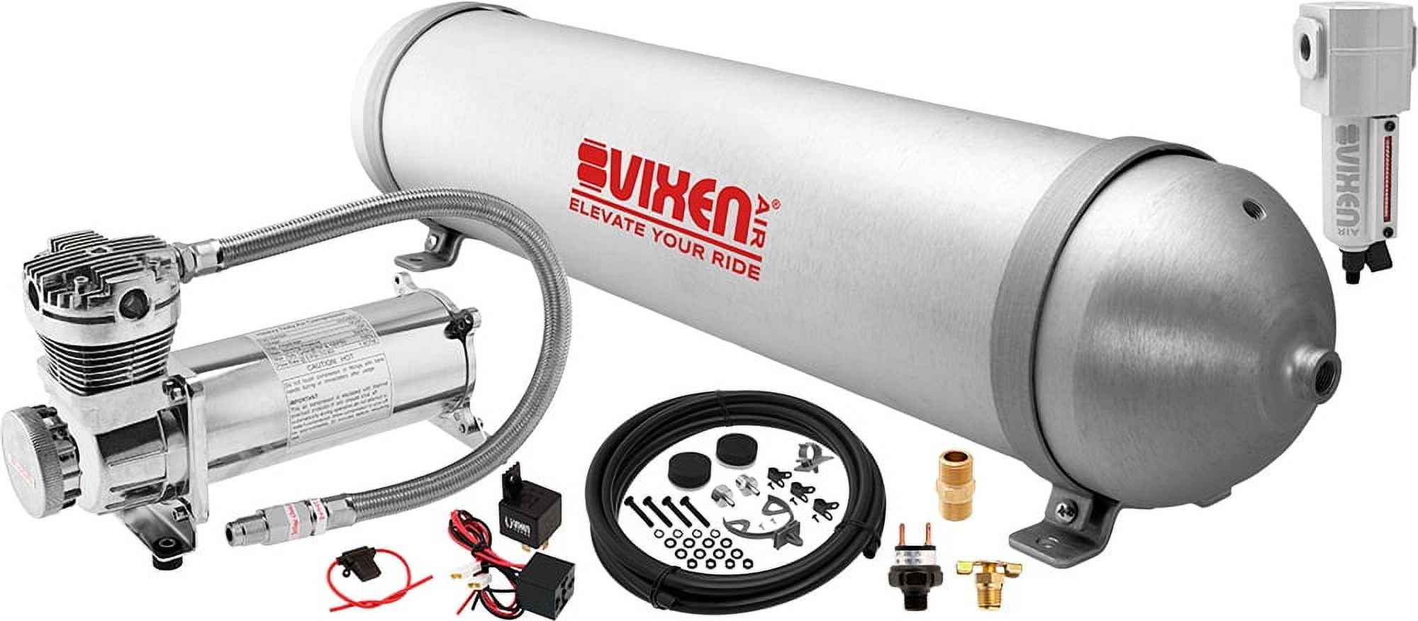 Vixen Air Suspension Kit for Truck/Car Bag/Air Ride/Spring. On Board ...