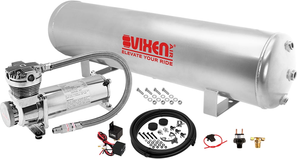 Vixen Air Suspension Kit for Truck/Car Bag/Air Ride/Spring. On Board ...