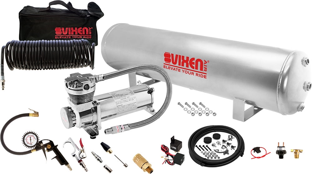 Vixen Air Suspension Kit for Truck/Car Bag/Air Ride/Spring. On Board ...