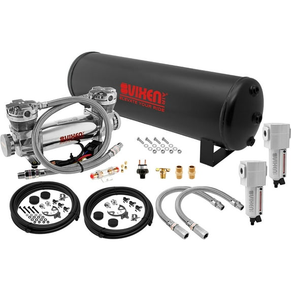 Vixen Air Suspension Kit for Truck/Car Bag/Air Ride/Spring. On Board ...