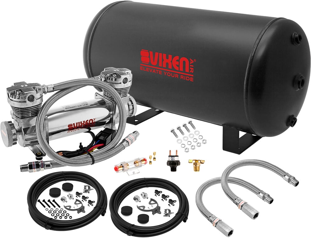 Vixen Air VortexX Suspension Kit for Truck/Car Bag/Air Ride. On Board ...