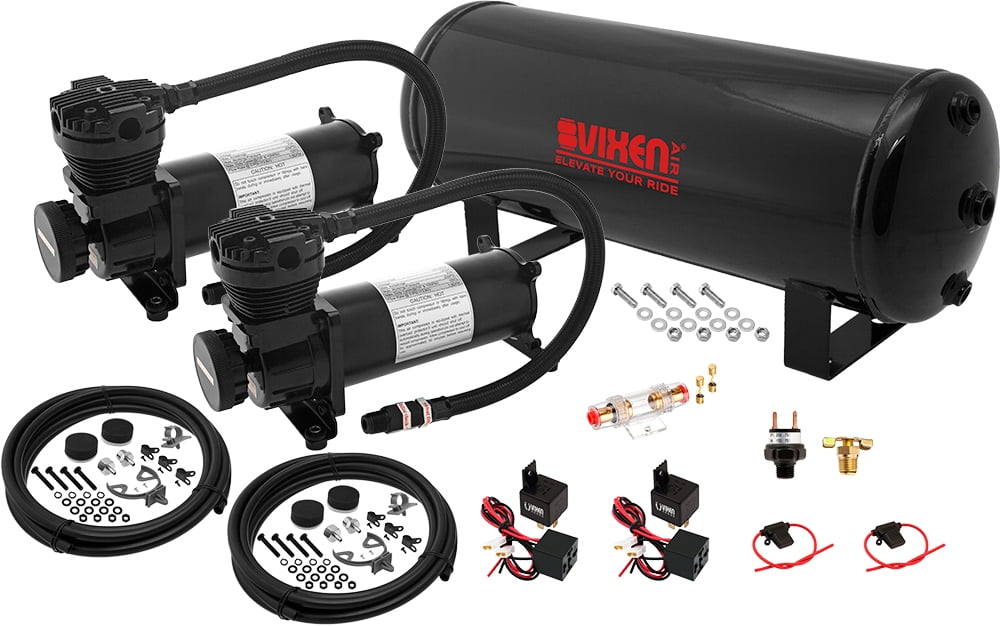 Vixen Air Suspension Kit for Truck/Car Bag/Air Ride/Spring. On Board ...