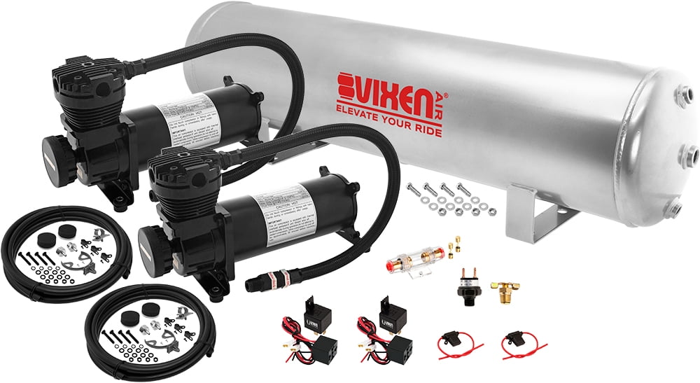 Vixen Air Suspension Kit for Truck/Car Bag/Air Ride/Spring. On Board ...