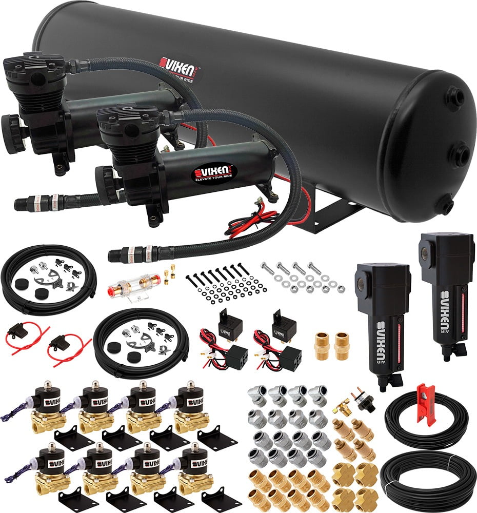 Vixen Air Suspension Kit for Truck/Car Bag/Air Ride/Spring. On Board ...