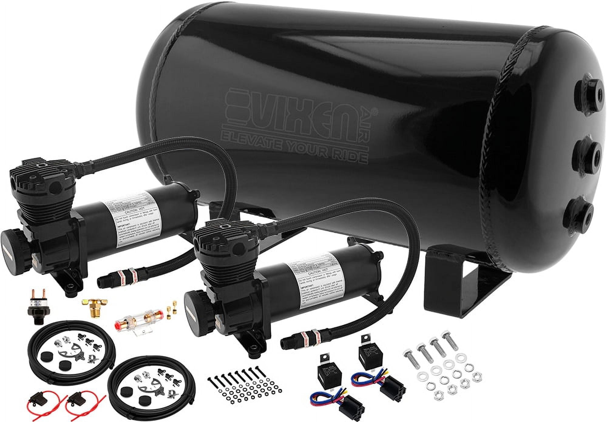 Vixen Air Suspension Kit for Truck/Car Bag/Air Ride/Spring. On Board ...
