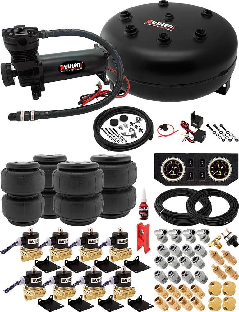 Vixen Air Suspension Kit for Truck/Car - Auto Lift System with ...