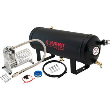 Vixen Horns 12V Air Compressor 200 PSI - Train Horn Compressor with 1/4 ...