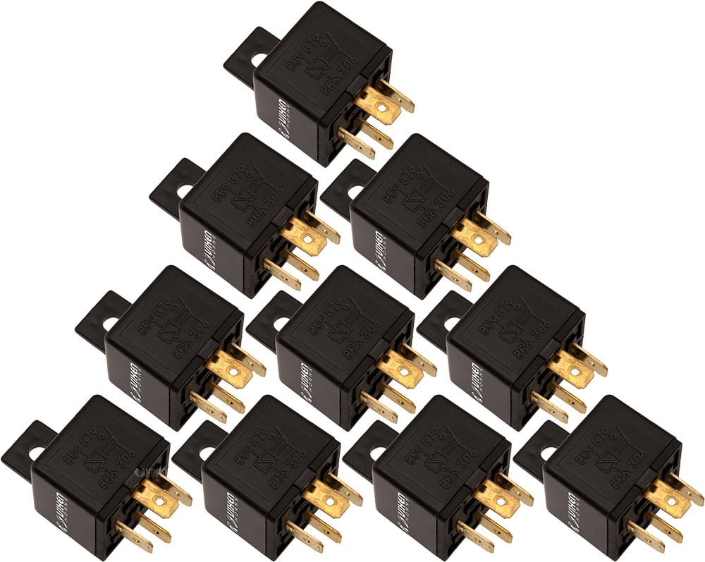 Vixen Horns 4-PIN Horn Relay 30A/12V for Train/Air Horn - Bundle of ten ...