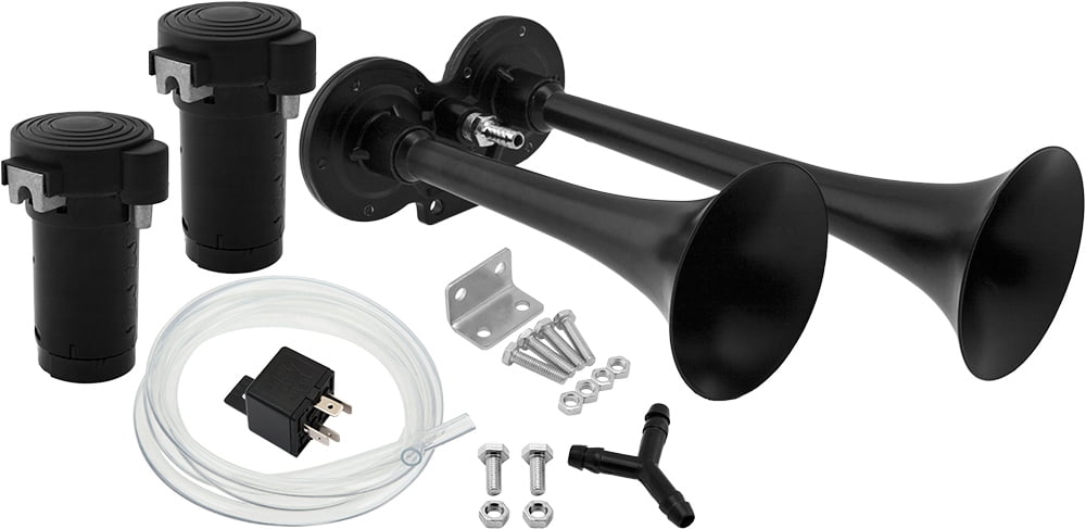 Vixen Horns Loud 2/Dual Trumpet Train Air Horn with Two Compressors ...