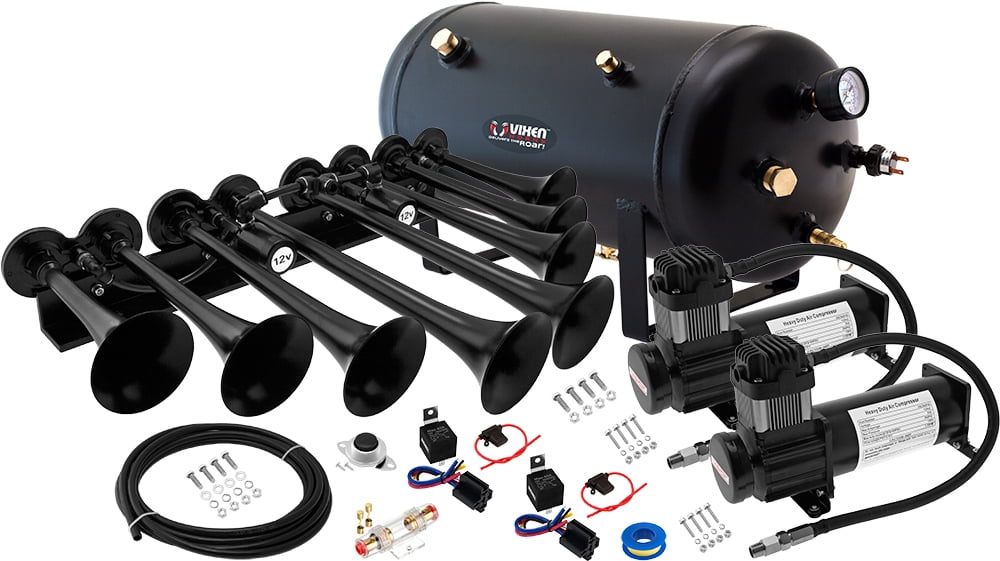 Vixen Horns OCTOPOD Train Horn Kit for Trucks/Car/Semi.Complete Onboard ...