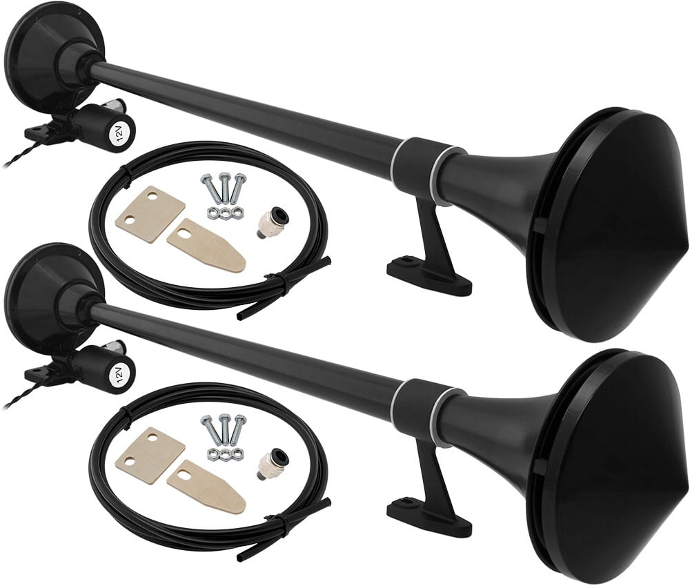 Vixen Horns Train Horn for Boat/Truck/Car. Air Horn Waterproof Black ...