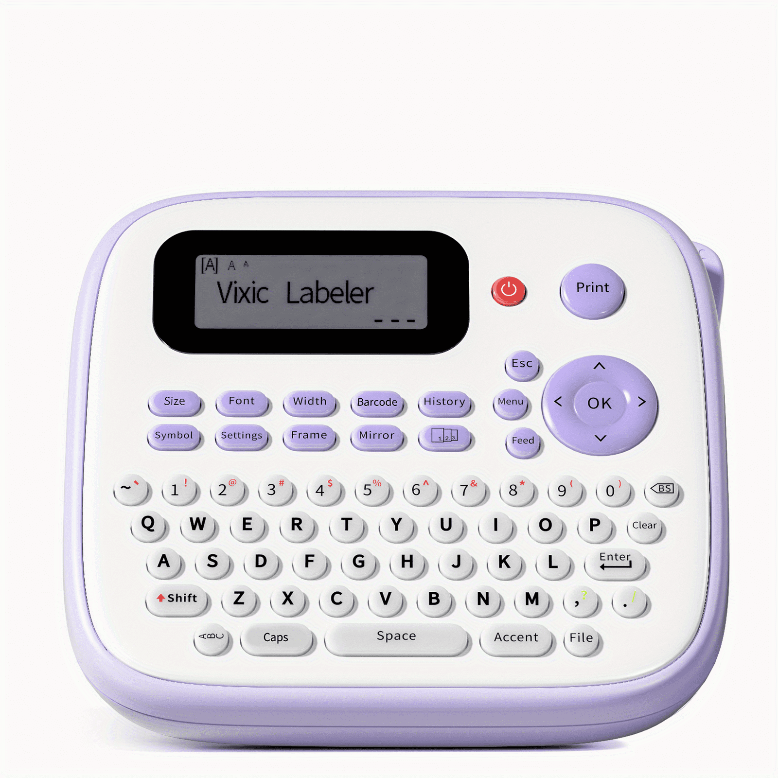 Vixic D210S Portable Printer Label Maker Machine with Laminated Tapes ...