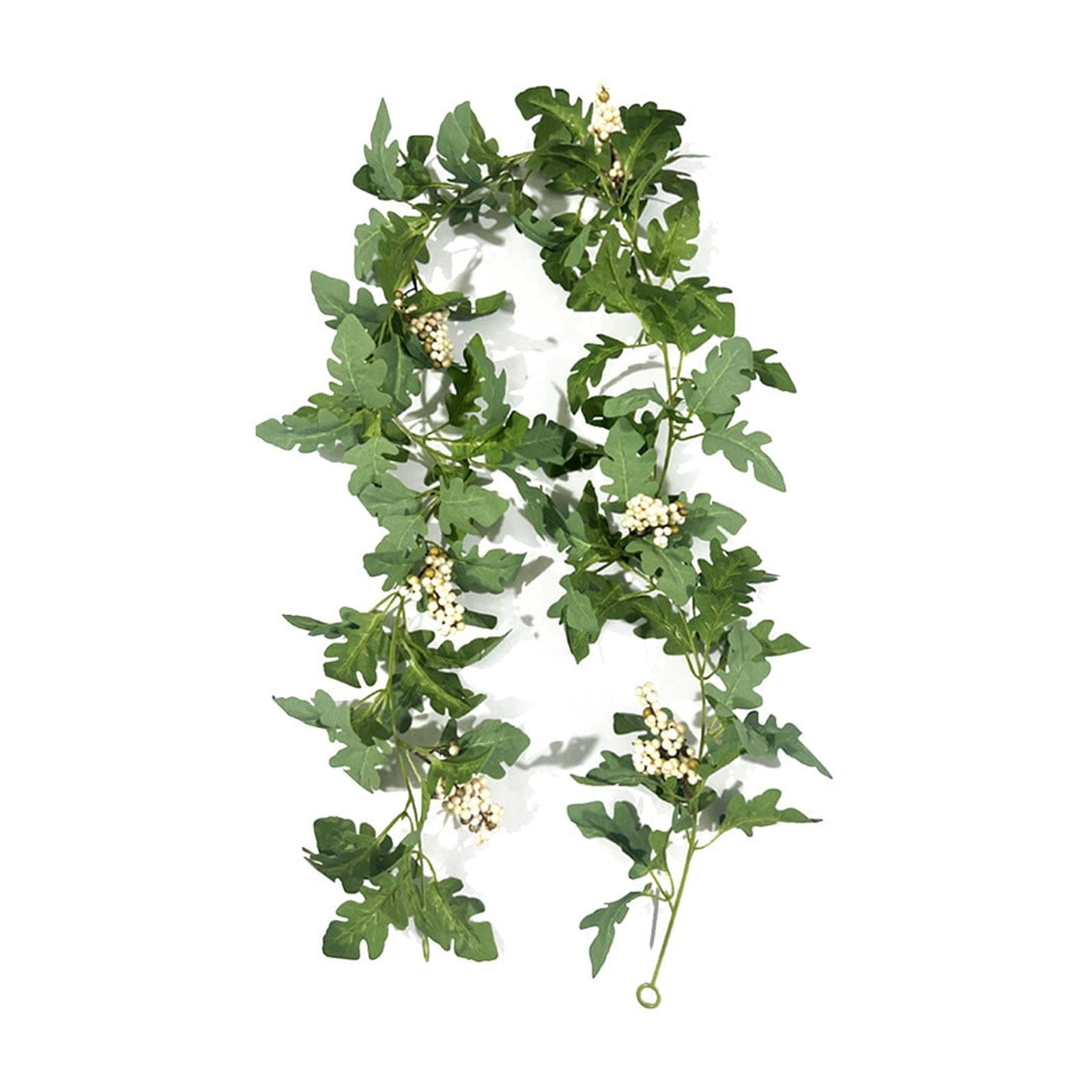 Vixolx Artificial Chrysanthemum Leaf Garland, 5.91 Ft Lifelike Greenery Hanging Vine Plant ...