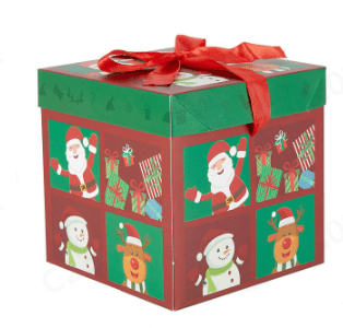 Vixolx Christmas Nesting Gift Boxes with Lid, Xmas Nested Box Set ...