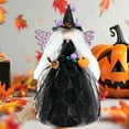 Vixolx Halloween Witch Tree Topper Decoration, Witch Doll with Mesh ...