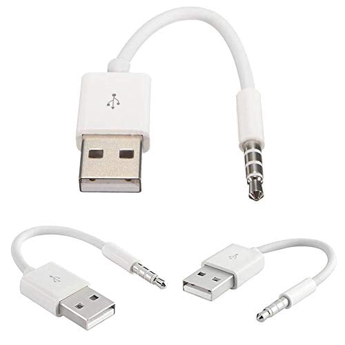 VizGiz 2 Pack for iPod Shuffle Charger Cable USB Data Sync Charging ...