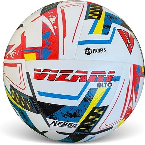 Vizari Alto Soccer Ball - NFHS Approved - Durable 24 Panel Design ...