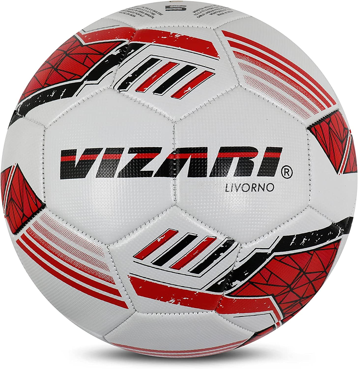 (3 pack) Vizari Livorno Soccer Ball | Youth Soccer Ball with Durable ...