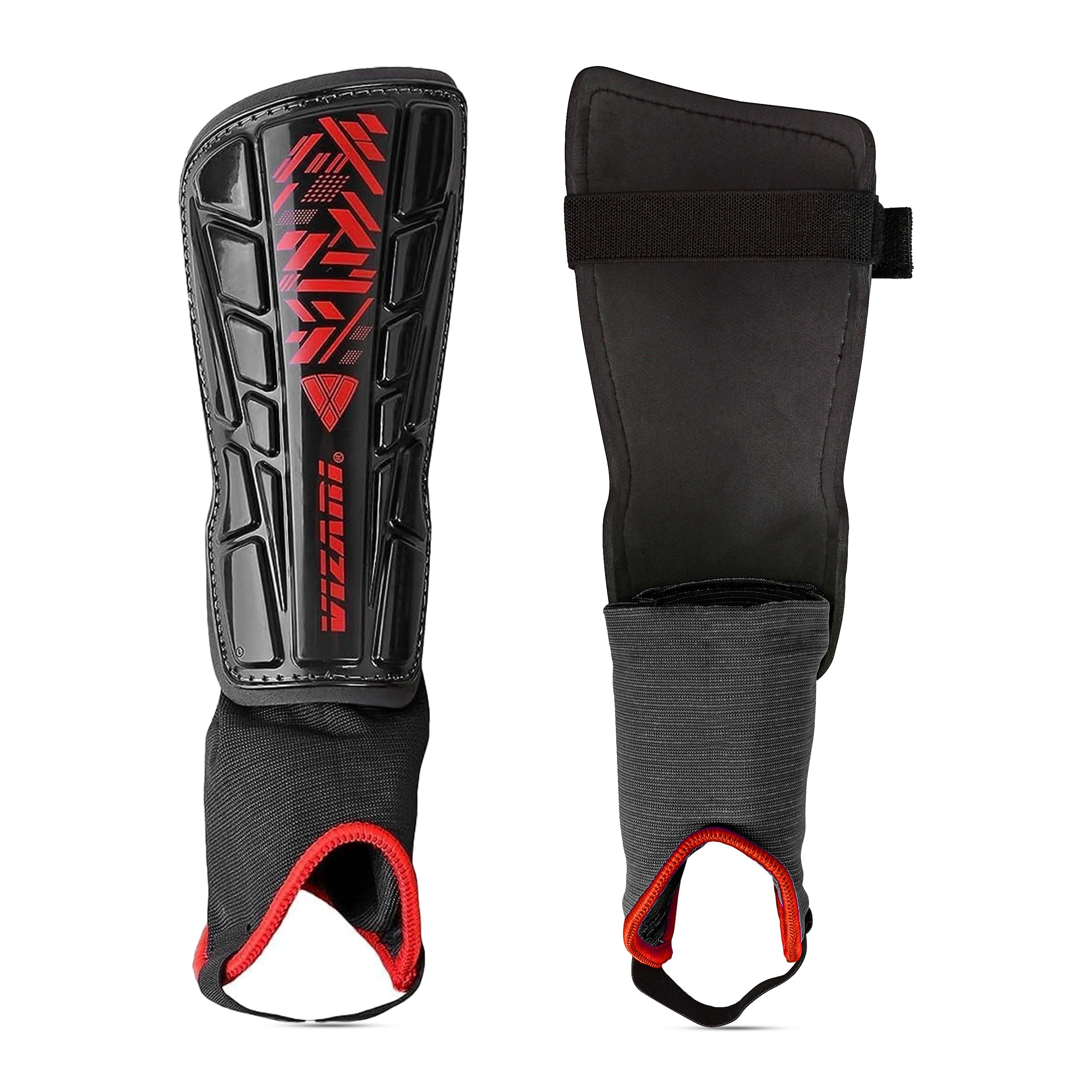 Vizari Malaga Shin Guards with Ankle Protection for Kids, Youth, and ...