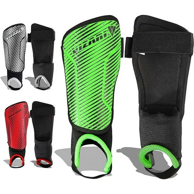 Vizari Matera Soccer Shin Guards | Ankle Protection | Lightweight PP ...