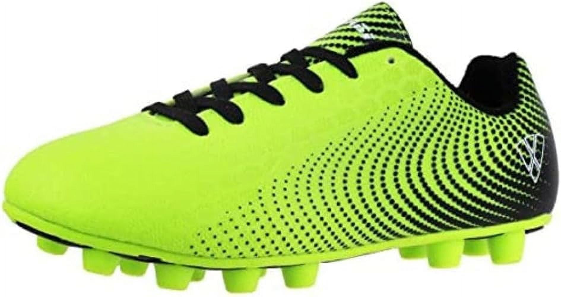 Vizari Youth Stealth Soccer Cleats, Black/Green, Size 13 - Durable ...