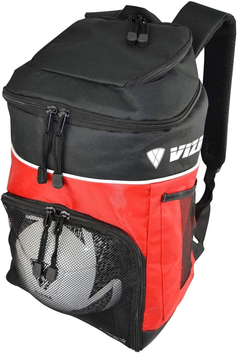 Vizari Titan Soccer Backpack With Ball Compartment and Vented Ball ...